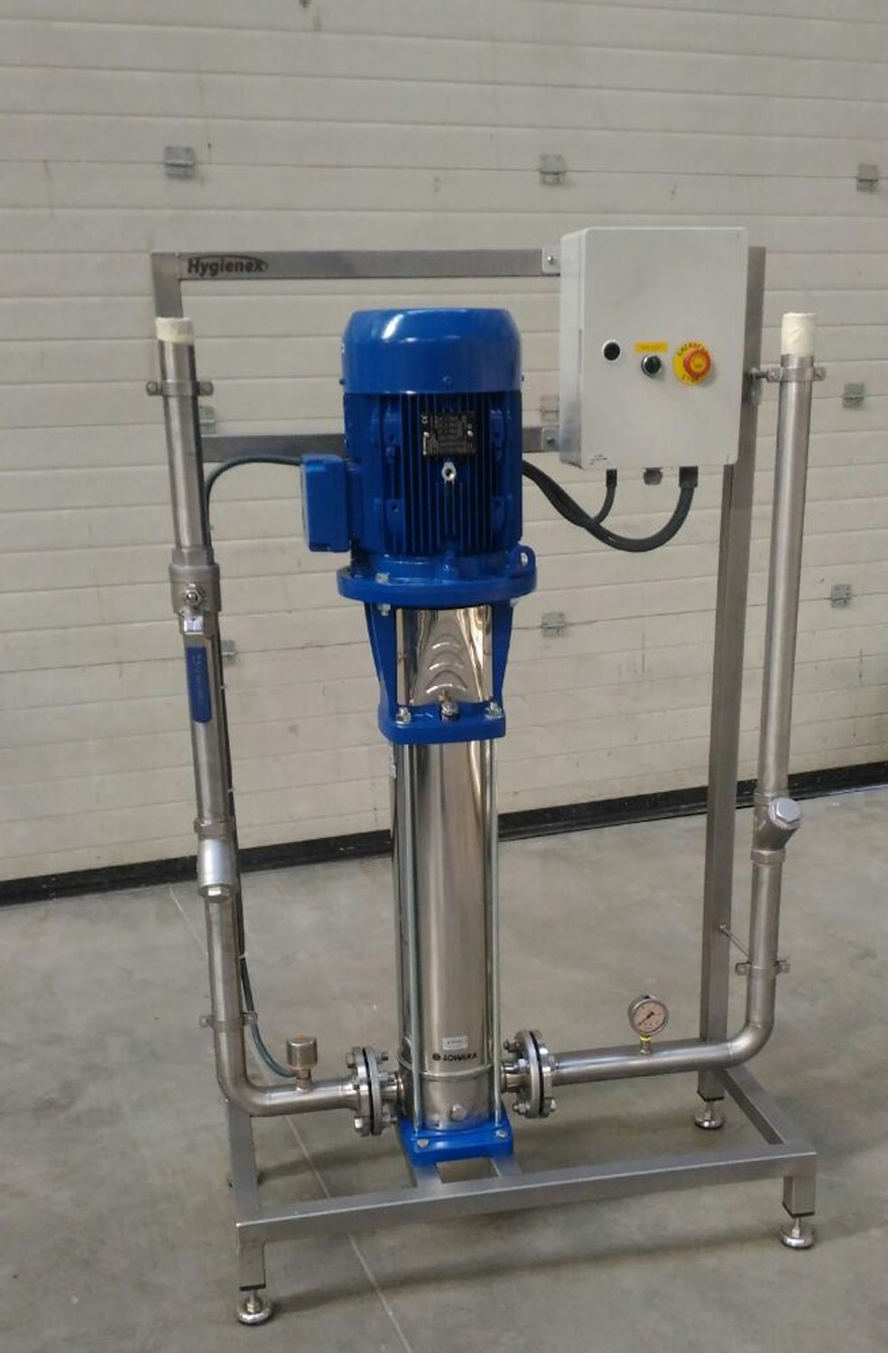 PS17-1.5K ,17BAR 1,5M3/H KABİNLİ POMPA - Hygienex Endüstriyel Hijyen Sistemleri